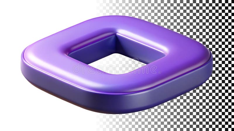 Purple Rhombus, a Geometric Shape for Design and Pattern Png ...