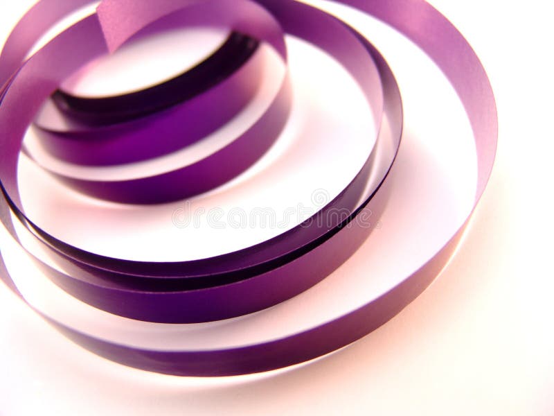 Purple ribbon stock photo. Image of birthday, purple, event - 5774914