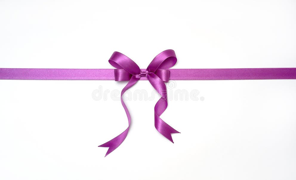 Purple ribbon stock image. Image of sign, design, anniversary - 5774917