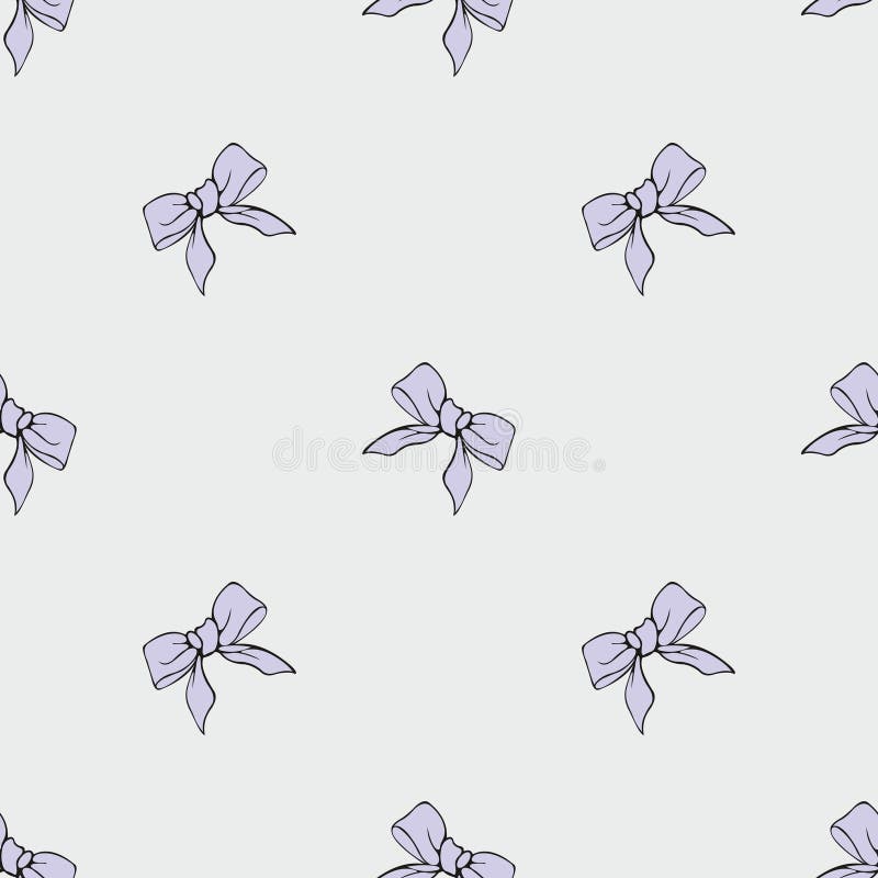 Purple Ribbons. Seamless Pattern for Your Design Stock Vector ...