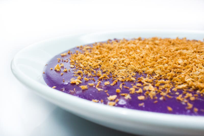 Purple rice cake stock photo. Image of coconut, philippines - 36214022