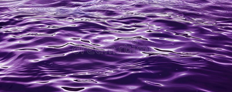 Purple Rippling Water Texture with Light Reflections, Abstract ...