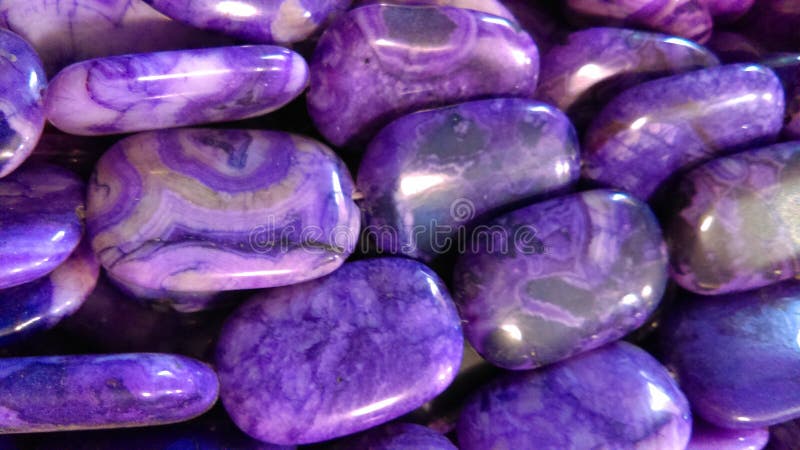 Polished Purple Rocks stock photo. Image of nature, agate - 8194608
