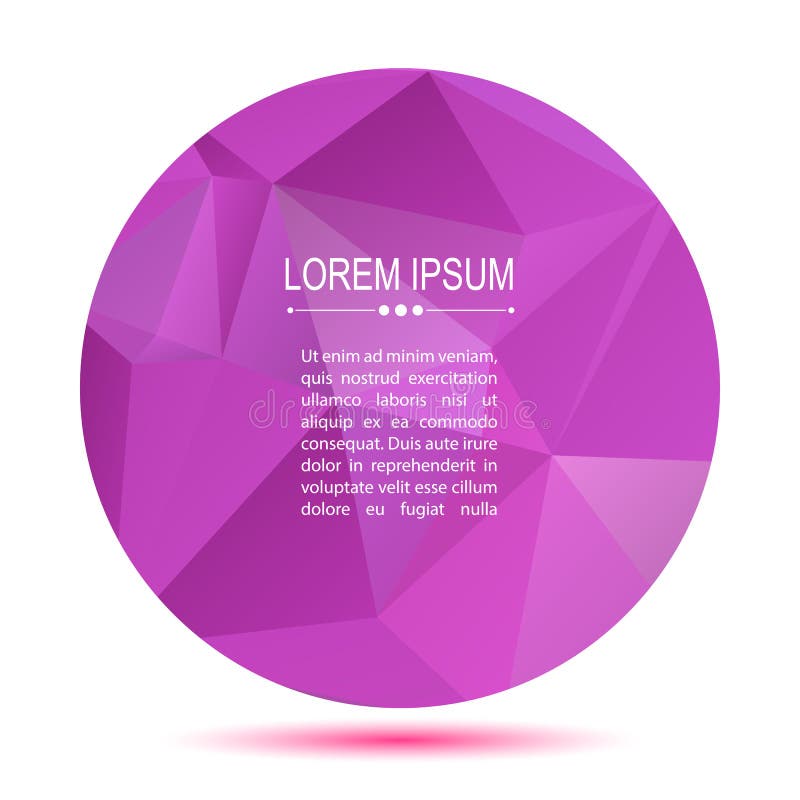 Purple round frame stock vector. Illustration of artistic - 79247334