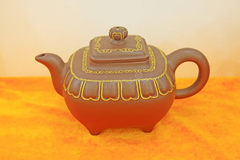 Purple sand teapot crafts editorial stock photo. Image of china - 370952343