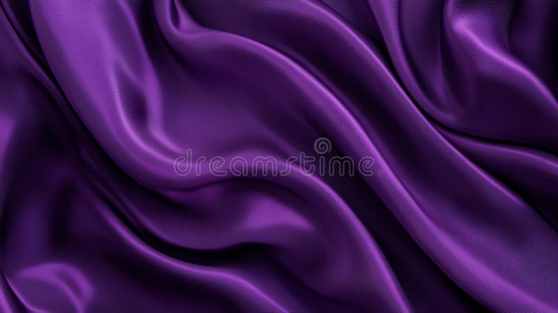 Purple Satin Backdrop with Smooth, Flowing Curves and a Luxurious ...