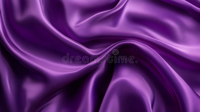 Purple Satin Backdrop with Smooth, Flowing Curves and a Luxurious ...