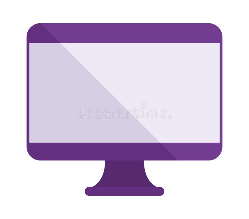 Purple screen design stock vector. Illustration of isolated - 229007945