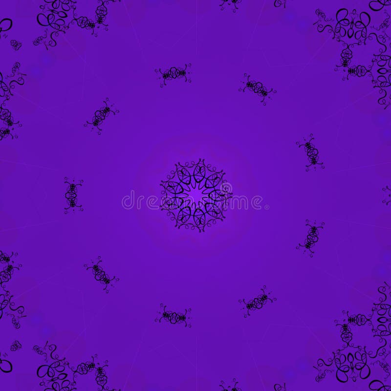 Purple Scroll Pattern Background Stock Image - Image of purple, quilt ...