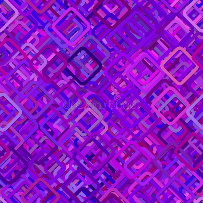 Purple Seamless Abstract Square Pattern Background - Vector ...