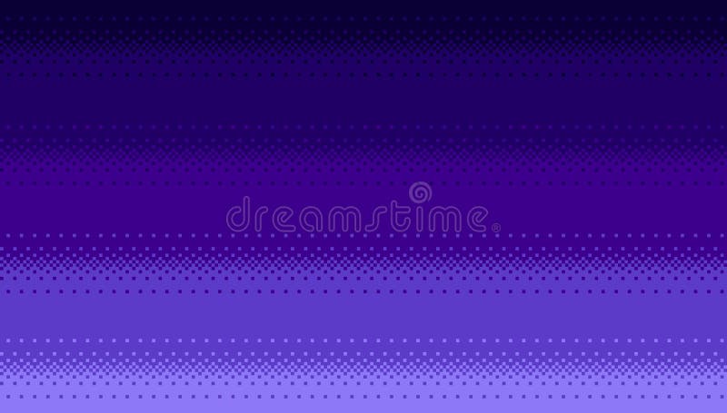 Purple Seamless Background in Pixel Art Style. 8 Bit Dithering Gradient ...