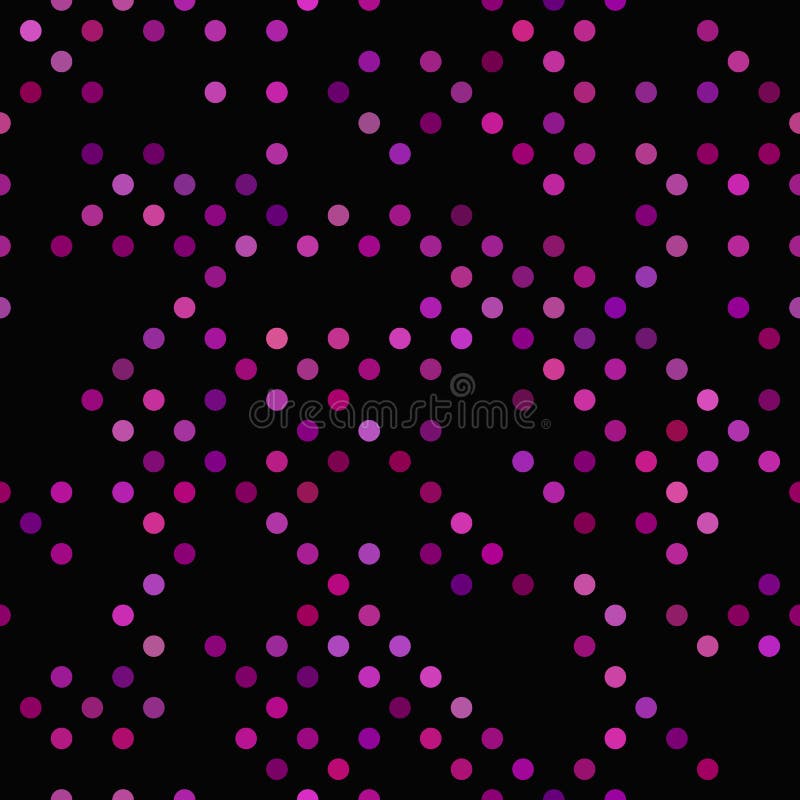 Purple Seamless Dot Pattern Background - Vector Design Stock Vector ...