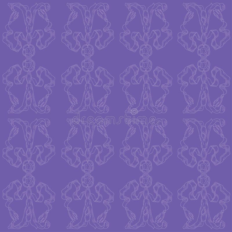 Purple seamless stock vector. Illustration of textile - 41303900