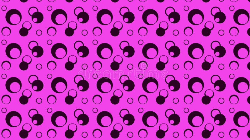 Purple Seamless Geometric Circle Pattern Background Design Stock Vector ...