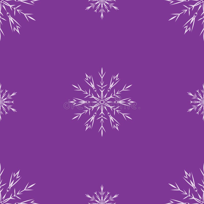 Red Seamless Snowflake Pattern Stock Vector - Illustration of decor ...