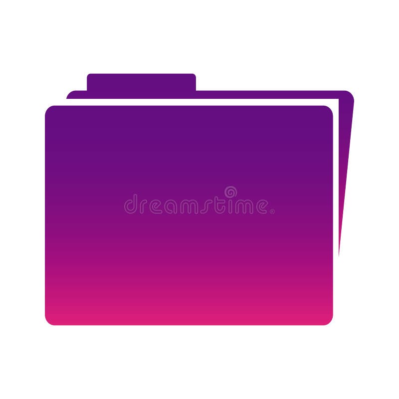Purple sheet file icon stock illustration. Illustration of information ...