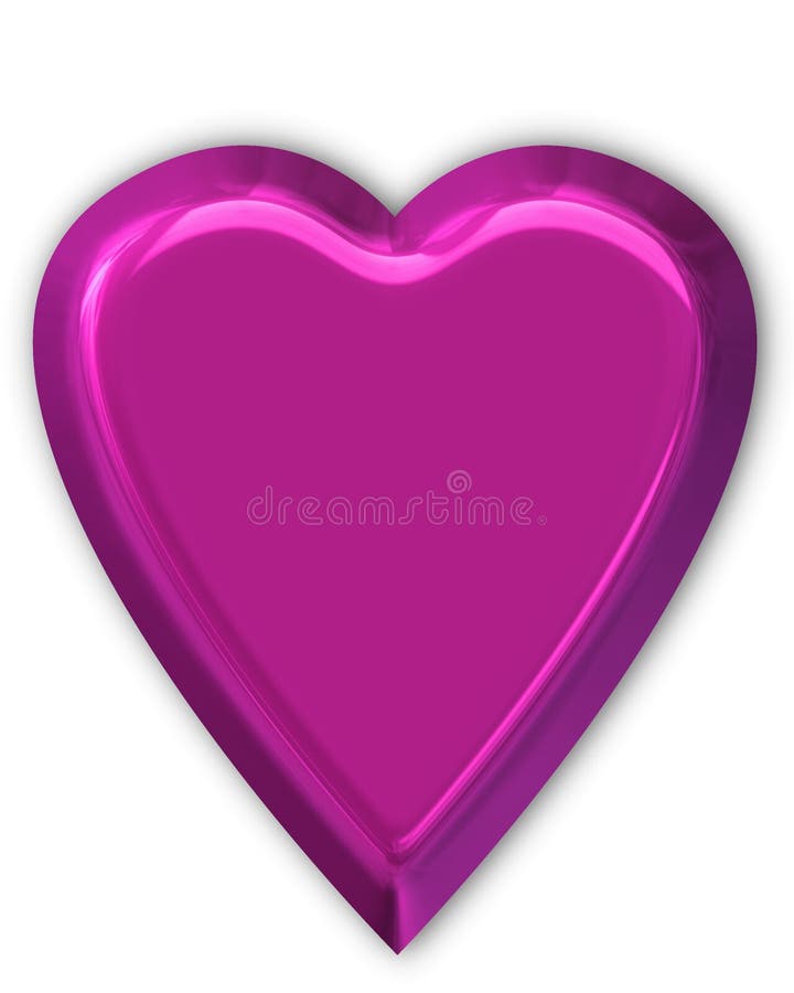 Purple shiny heart stock illustration. Illustration of chocolate - 423132
