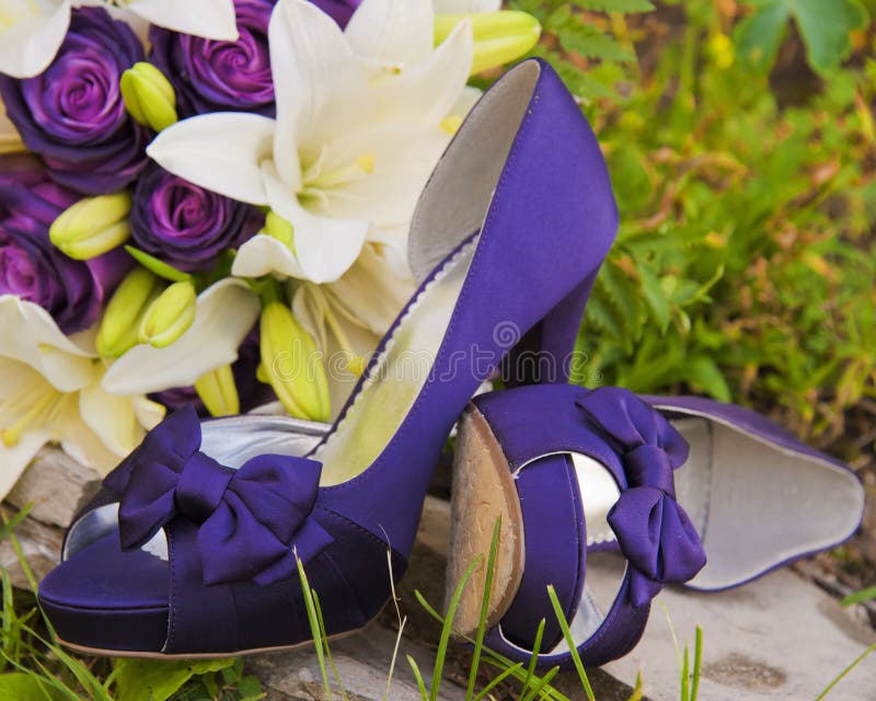 Purple Shoes stock photo. Image of life, accessories - 20879220