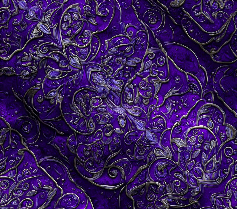 Purple and Silver Glitter Fabric Texture Seamless Pattern for Design ...