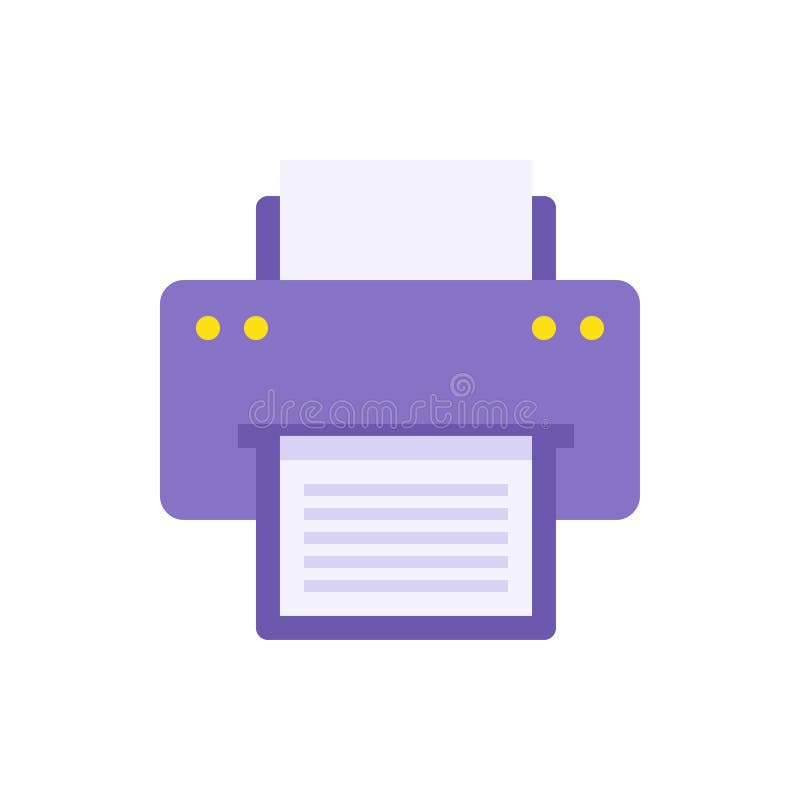 Simple printer icon stock illustration. Illustration of printing - 73462674