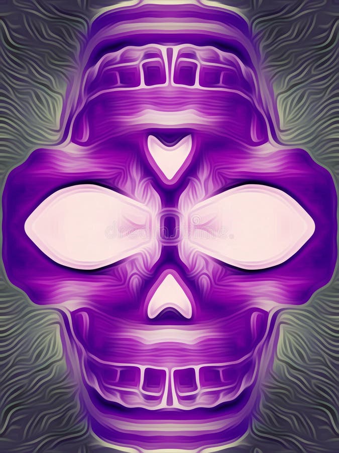 Purple Skull Stock Illustrations – 2,285 Purple Skull Stock ...
