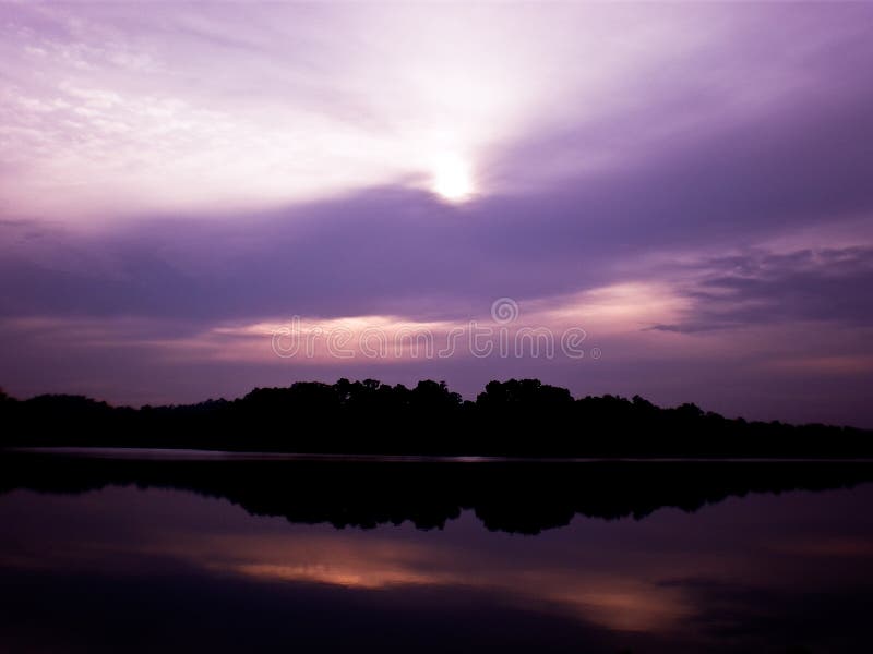 Purple sky stock photo. Image of clear, dramatic, island - 7698698