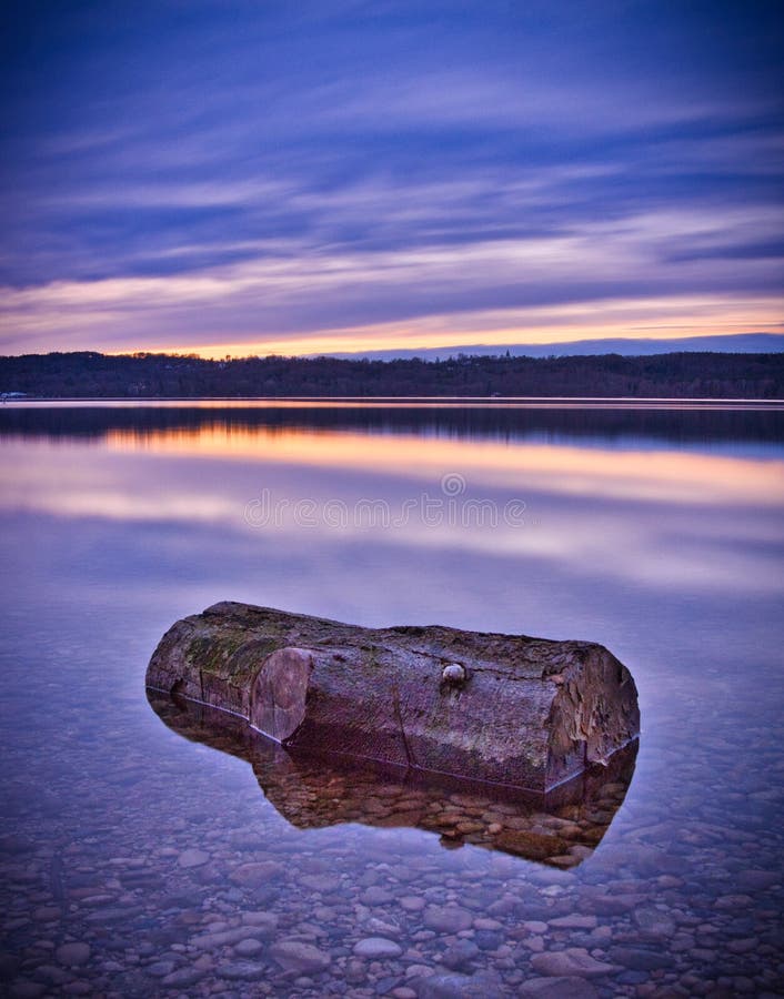 Purple Sky Over the Lake after Sunset Stock Photo - Image of sundown ... Purple Sky Over the Lake after Sunset Stock Photo - Image of sundown ...