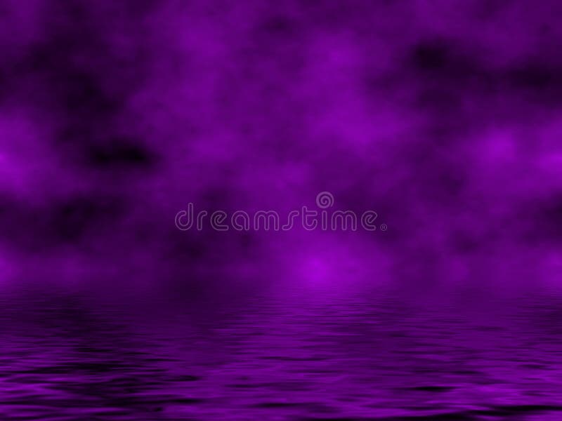 Purple Sky & Water stock illustration. Illustration of dusk - 3043838
