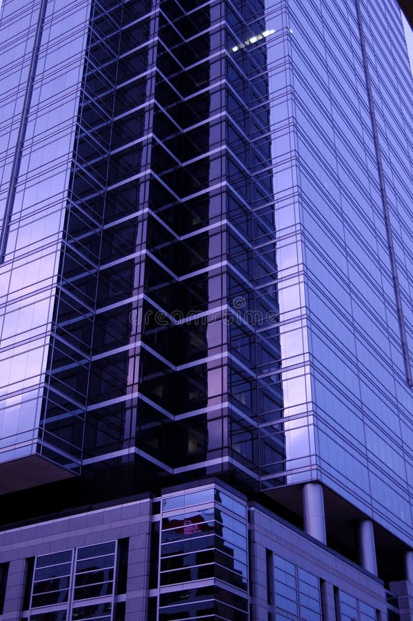 Purple Skyscraper stock photo. Image of building, buildings - 96468