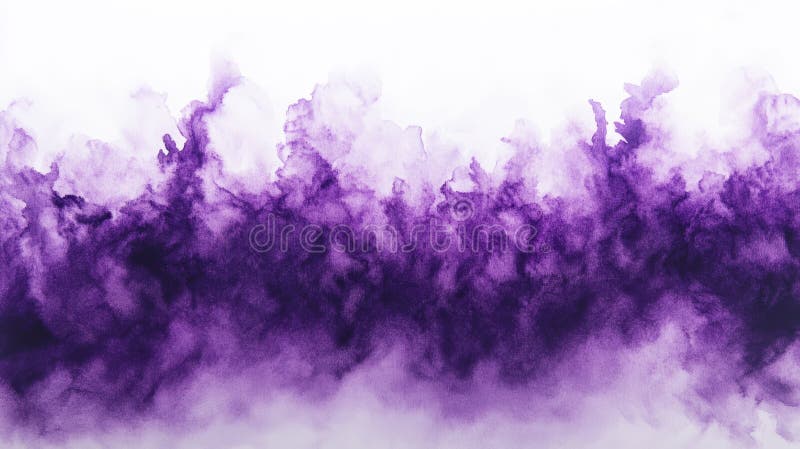 Purple Smoke Art, Abstract Design Element on White Background Stock ...