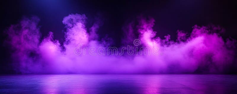 Purple Smoke Stage Background Studio Lighting, Vapor, Abstract, Neon ...