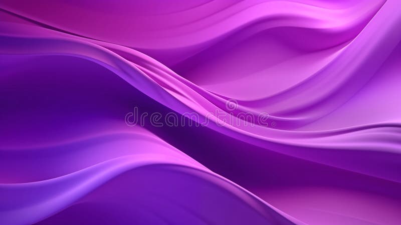 Purple Smooth Waves of Liquid Abstract Background. Bright Glossy ...