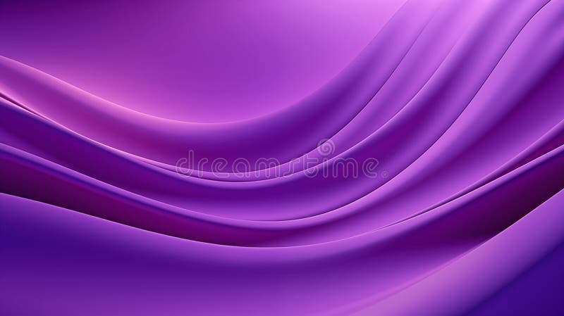 Purple Smooth Waves of Liquid Abstract Background. Bright Glossy ...