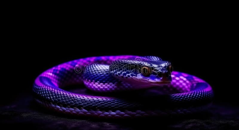 Purple Snake Skin Background Stock Image - Image of pattern, print ...