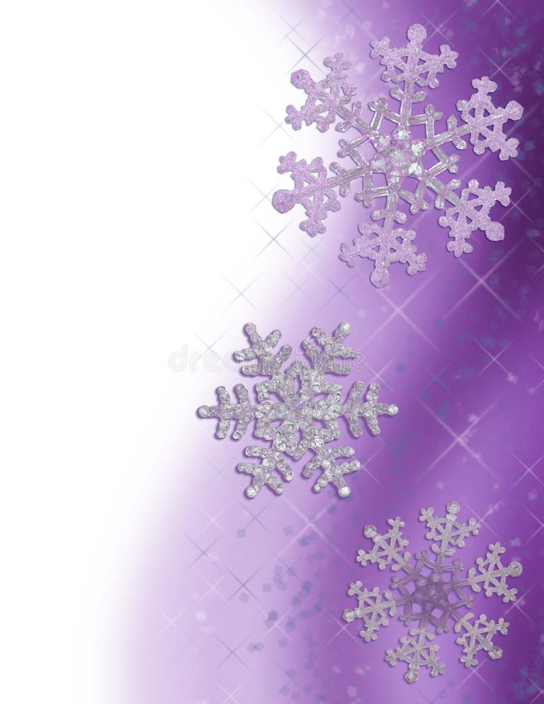 Purple Snowflake Border Stock Illustrations – 1,611 Purple Snowflake ...