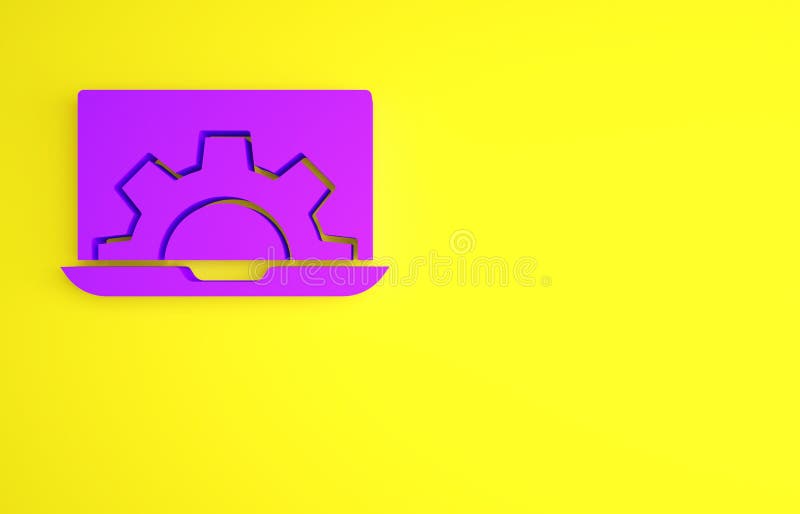 Purple Software Web Developer Programming Code Icon Isolated On Purple Background Javascript