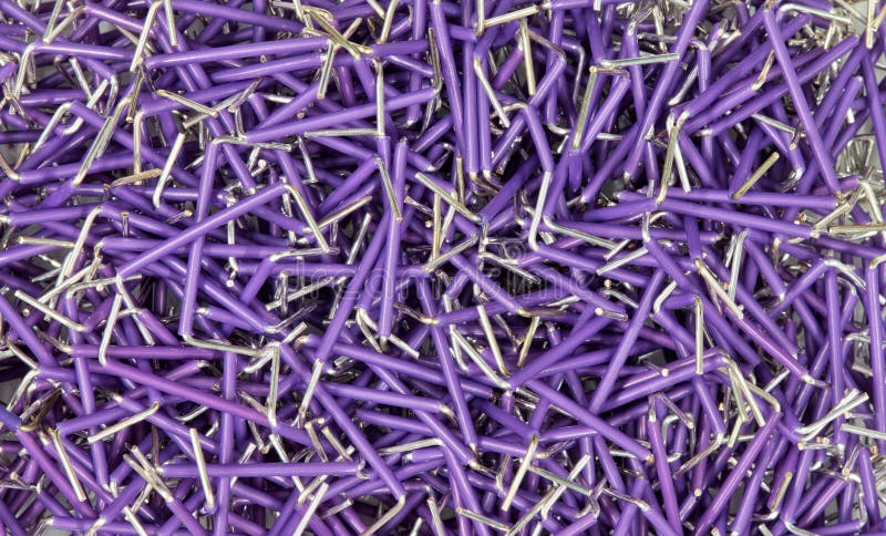 Purple Solderless Breadboard U Shape Jumper Cable Wires Stock Photos ...