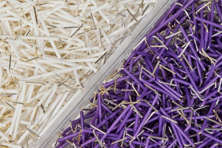 Purple Solderless Breadboard U-Shape Jumper Cable Wires. Stock Image ...