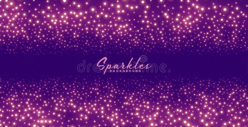 Purple Sparkles Background for Festival Celebration Theme Stock Vector ...