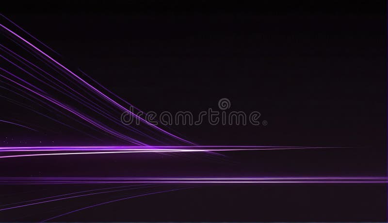 Purple Speed Line Motion Effect on Plain Black Ai Generated Stock ...