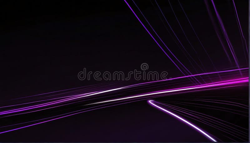 Purple Speed Line Motion Effect on Plain Black Ai Generated Stock ...