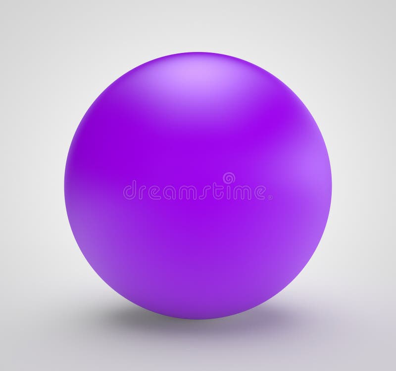 Purple Sphere stock illustration. Illustration of solid - 252590385