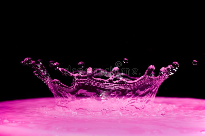 Purple splash stock image. Image of liquid, close, pattern - 2337873