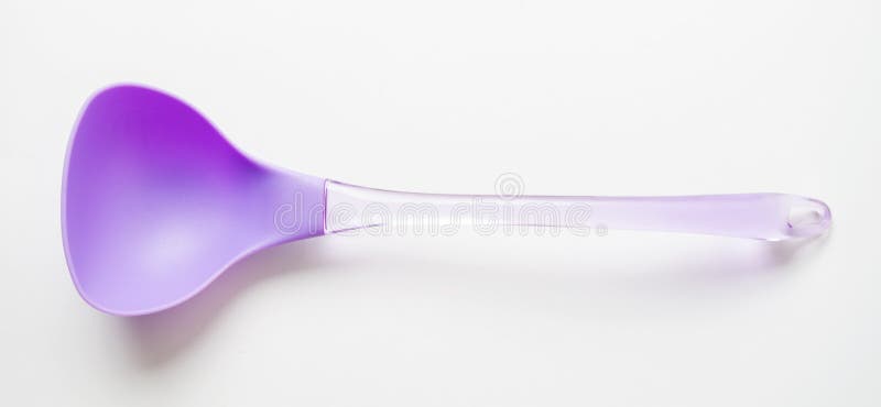 Purple spoon on white stock image. Image of equipment - 146953373