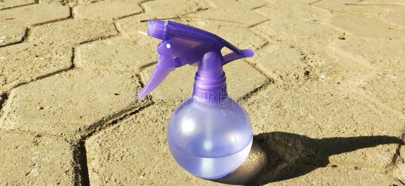 Purple Spray for Hand Sanitizer Stock Image - Image of blue, drink ...