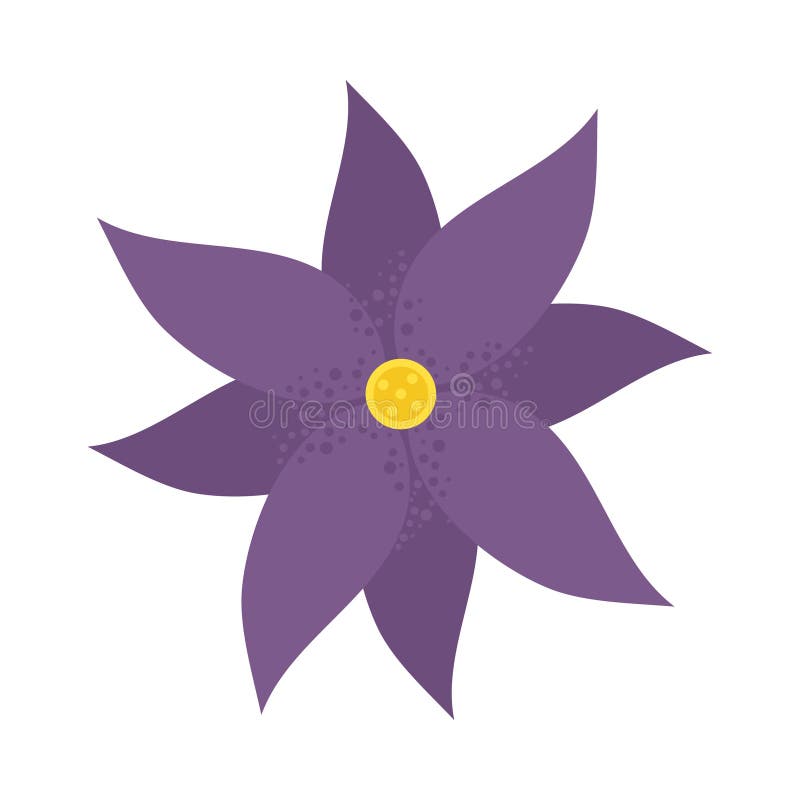 Purple Spring Flower Garden Stock Vector - Illustration of vector ...