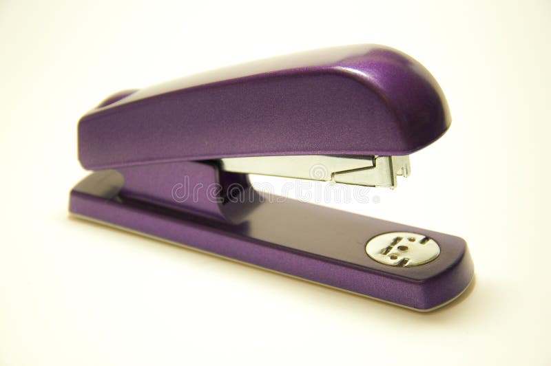 Purple stapler stock photo. Image of staples, home, folder - 11045710