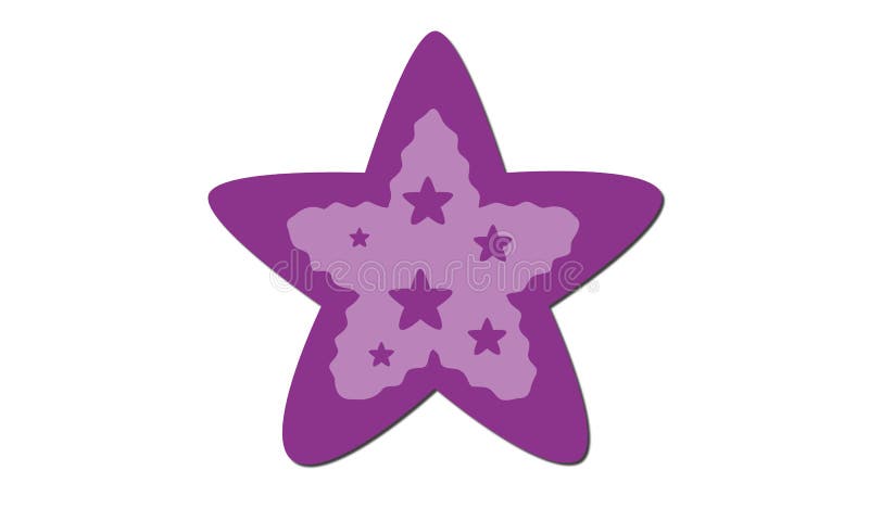 Purple star stock illustration. Illustration of starlet - 49521287