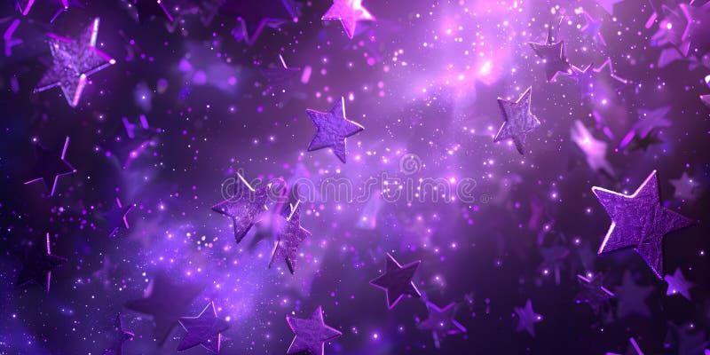 Purple stars background stock illustration. Illustration of gold ...