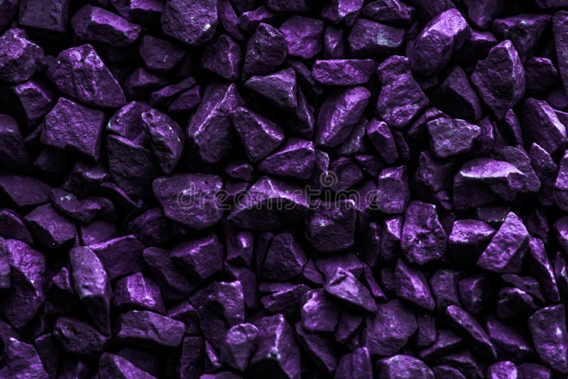 Purple Stone Pebbles As Abstract Background Texture, Landscape ...
